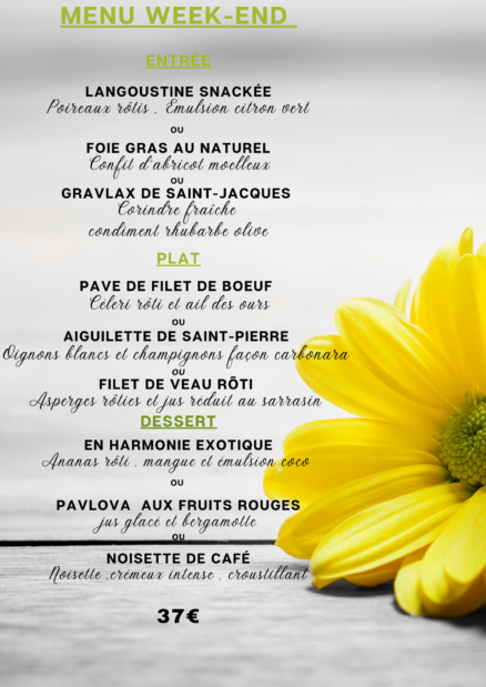 Menu Privilège 260322 - Le PrivilègeLe Privilège